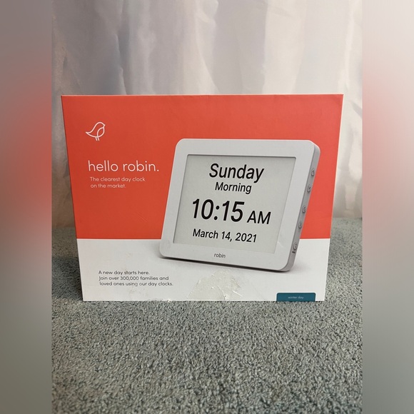 Other | Robin Clock With Day And Date For Elderly Clocks For Seniors ...